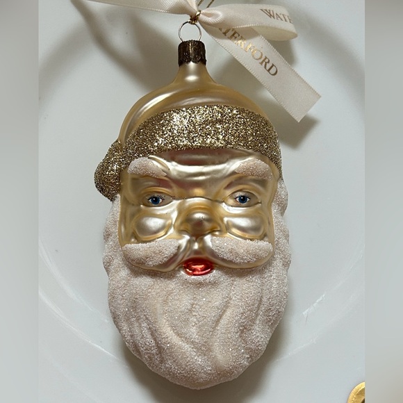 Waterford | Holiday | Vintage 998 Waterford Santa Head Blown Glass ...